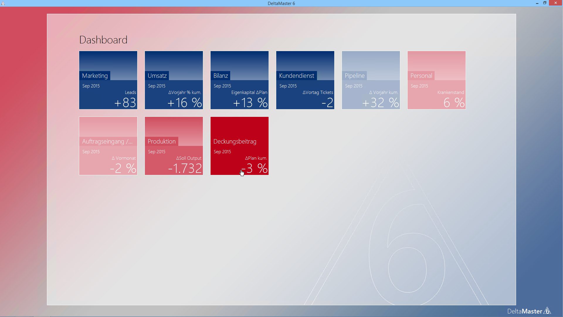 Dynamische KPI-Kacheln für Repository-Anwendungen